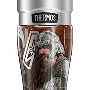 THERMOS The Lord of The Rings Gimli STAINLESS KING Stainless Steel Travel Tumbler, Vacuum insulated & Double Wall, 16oz