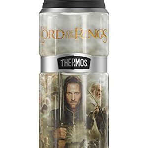 The Lord of The Rings Trilogy Poster THERMOS STAINLESS KING Stainless Steel Drink Bottle, Vacuum insulated & Double Wall, 24oz