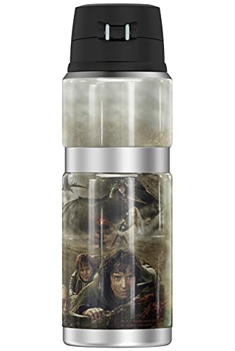 The Lord of The Rings Trilogy Poster THERMOS STAINLESS KING Stainless Steel Drink Bottle, Vacuum insulated & Double Wall, 24oz