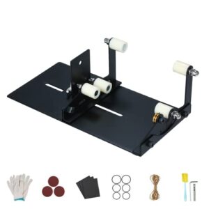 Glass Bottle Cutter, Wine Bottle Cutter, Glass Cutting Kit, 19-piece Upgraded Version, Square and Round Wine Beer Glass Sculpture Cutter, Used to Make Square Lights, Candle Lights, Vases, Etc.