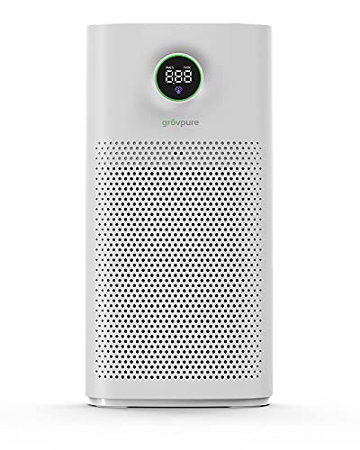 Grovpure Aspen H13 HEPA Air Purifier with UVC Light and Air Quality Indicator, 275 CFM CADR