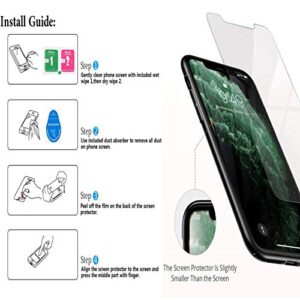 HHUAN Case for Oukitel C21 Pro (6.39 Inch) with Tempered Glass Screen Protector, Clear Soft Silicone Protective Cover Bumper Shockproof Phone Case for Oukitel C21 Pro - WMA8