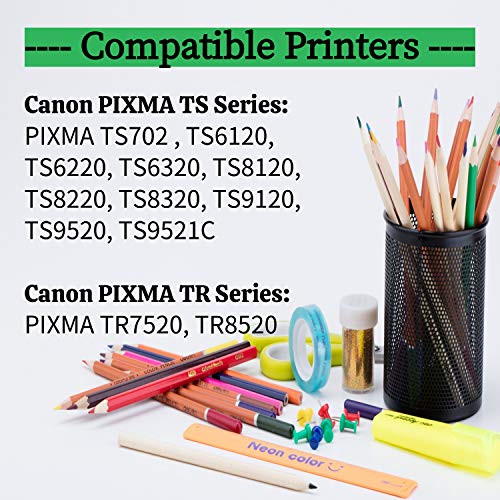 F FINDERS&CO 281 Black Ink Tank Replacement for CLI-281 281 XXL BK to Work with Canon PIXMA TS6320 TR7520 TS8120 TS8320 TR8520 TS9120 (3X 281XXL BK)