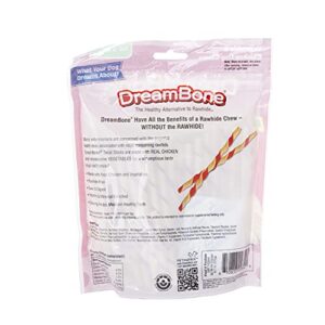 DreamBone Twist Sticks, Rawhide-Free Chews for Dogs, with Real Chicken, 50-Count (3 Pack)