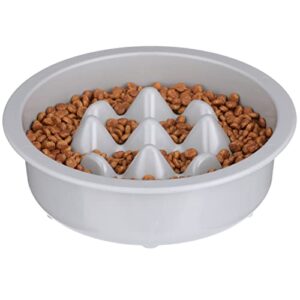 neater pets the niner slow feed bowl for cats & dogs - insert bowl for neater feeder express medium/large, deluxe large, & 2-quart feeders - slow down eating & stop bloat vomit - 2 cups food capacity