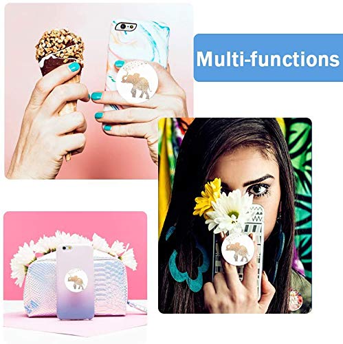 Mount and Stand for Smartphones and Tablets 3 Pack - White Marble Pineapple Heart Pink