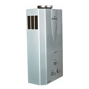 MAREY 4.2 GPM, 100,000 BTUs, Whole House solution, Digital Display, Outdoor Propane Gas Tankless Water Heater, Silver