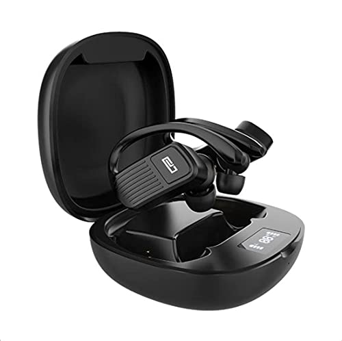 LeCuy Wireless Earbuds Designed for Sports Such as Running, Workouts, Gaming. Bluetooth Headphones Deep Bass True Wireless Stereo HiFi Sounds. Waterproof IPX5 and Friendly LED Display Charging case