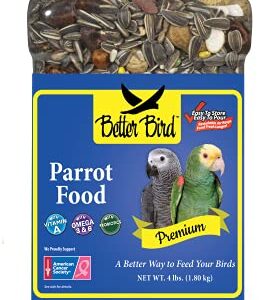 Better Bird, Premium Parrot Food, 4 lb Jar