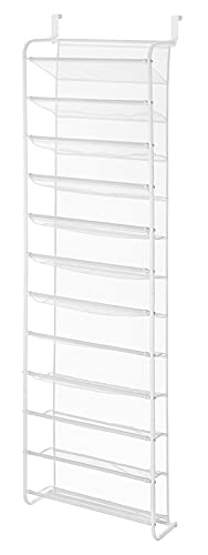 Whitmor, White 36-Pair Over The Door Shoe Organizer