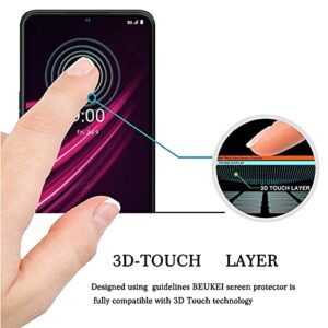 beukei (3 Pack) Screen Protector Tempered Glass Compatible for T-Mobile REVVL V+ 5G (T-Mobile REVVL V PLUS 5G), Touch Sensitive,(6.82 inch) Case Friendly, 9H Hardness