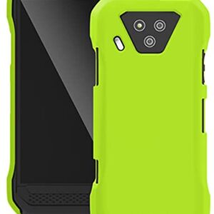 Wireless ProTech Case Compatible with Kyocera DuraForce Ultra 5G Phone Model E7110 (Verizon), Durable Slim Soft Touch Smooth Hard Cover Case (Lime Green)