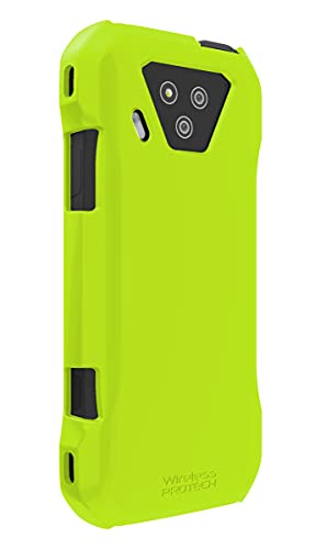 Wireless ProTech Case Compatible with Kyocera DuraForce Ultra 5G Phone Model E7110 (Verizon), Durable Slim Soft Touch Smooth Hard Cover Case (Lime Green)