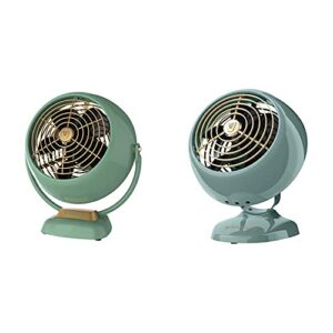 vornado vfan jr. vintage air circulator fan, green & vfan mini classic personal vintage air circulator fan, green