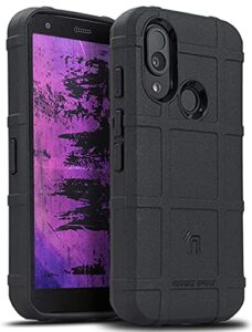 case for cat s62 pro phone, special ops tactical armor rugged shield protective cover - black