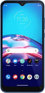 verizon wireless - motorola moto e (2020) 32gb 6.2" max vision display - prepaid smartphone