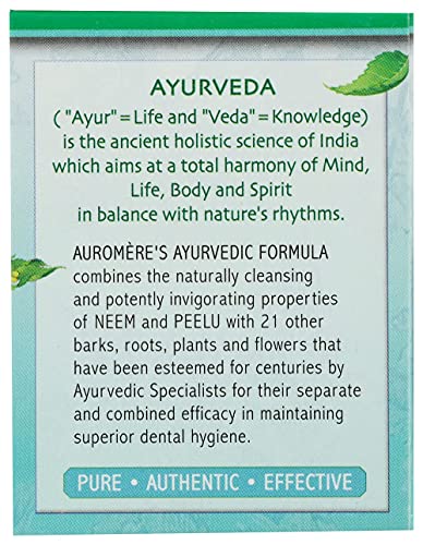 Ayurvedic Herbal Toothpaste in a Jar, Fresh Mint (4.16 oz) (Pack of 1 (4.16 oz))