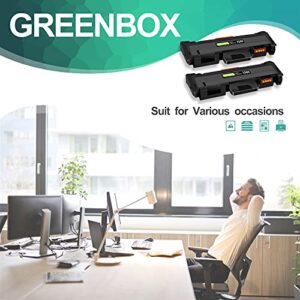 GREENBOX Remanufactured High Yield 106R02777 Toner Cartridge Replacement for Xerox 106R02777 for Phaser 3260 3260DI 3260DNI, WorkCentre 3215 3215NI 3225 3225DNI Toner Bundle (3,000 Pages, 2 Black)