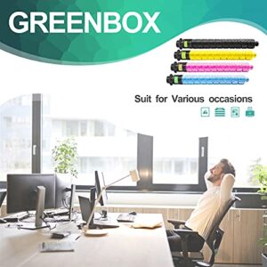 GREENBOX Remanufactured TN324 TN326 TN512 TN513 TN514 TN515 TN516 A8DA130 Toner Cartridge Replacement for Konica Minolta TN-324 for BizHub C258 C308 C368 Printers (28,000 Pages, KCMY, 4-Pack)