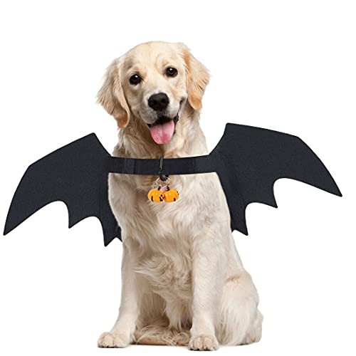 YXBQueen Dog Costume Halloween Pet Halloween Cosplay Dress for Small Dogs Bat Wings Cat Pet Costume for Cosplay Party Cat Costume for Halloween