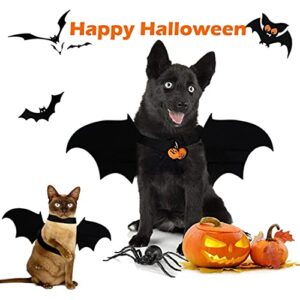 YXBQueen Dog Costume Halloween Pet Halloween Cosplay Dress for Small Dogs Bat Wings Cat Pet Costume for Cosplay Party Cat Costume for Halloween