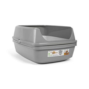 So Phresh Grey & White Lift-to-Sift Cat Litter Pan, 22.5" L X 17.25" W X 10.5" H