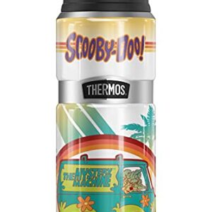 Scooby-Doo The Mystery Machine Rainbow THERMOS STAINLESS KING Stainless Steel Drink Bottle, Vacuum insulated & Double Wall, 24oz