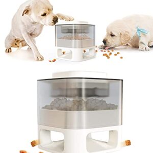 PARATO Dog Puzzle Toys, Interactive Dog Toys, Automatic Dog Feeder for IQ Training & Mental Enrichment, Automatic Dogs Food Dispenser Puzzle Feeder for Small Medium Large Dogs Square