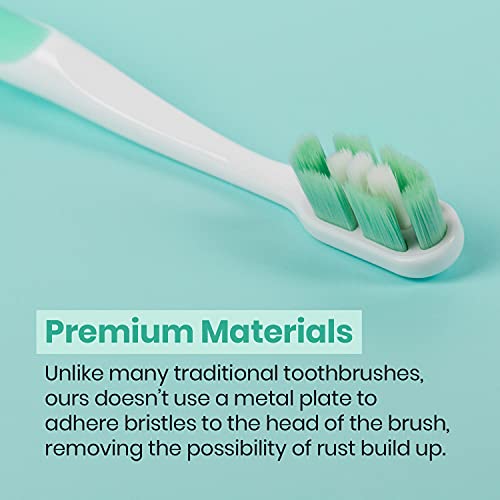 Lindo Ultrafine Toothbrush - for Sensitive Gums and Teeth, 12000+ Ultra Fine Bristles, Soft and Gentle, Deep Clean, Pack of 4