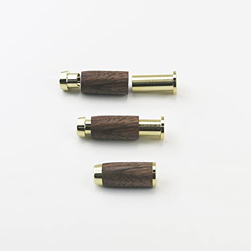 NewFantasia 2.5mm Balanced Male to 4.4mm Balanced Male Headphone Audio Adapter Cable 8 Cores 6N OCC Copper Single Crystal Silver Plated Wire Walnut Wood Shell 2.5mm to 4.4mm Male 4.9ft