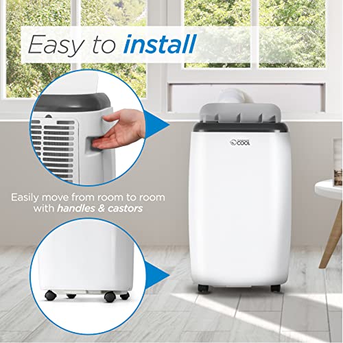 Commericial Cool CPT10WB Remote Control Portable Air Conditioner, 14000 BTU, White