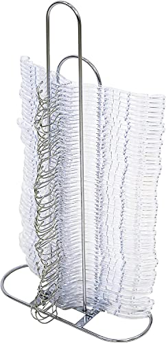 Chrome Plated Metal Hanger Stacker Holds 50-70 Hangers, Organize Wood, Metal and Plastic Adult Size Hangers for Pants and Shirts (Quantity 1) (1)