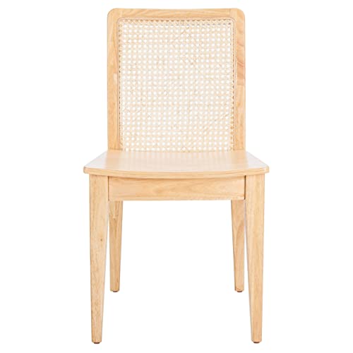 Safavieh Home Collection Benicio Natural Rattan Dining Chair (Set of 2) DCH1005D-SET2, 0