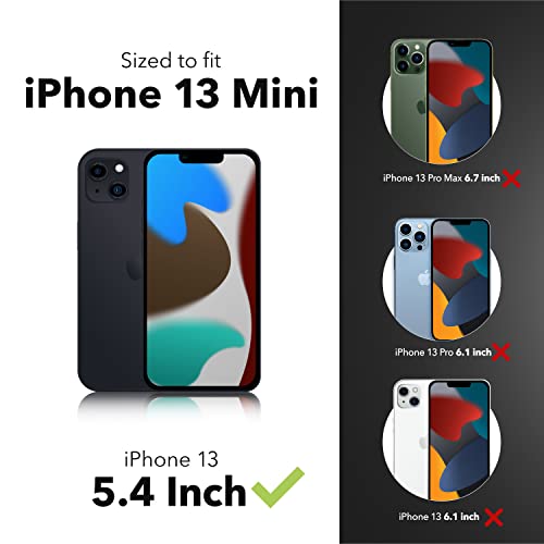 ZAGG InvisibleShield Glass+ Screen Protector – High-Definition Tempered Glass Made for Apple iPhone 13 mini – Impact & Scratch Protection, Easy to Install