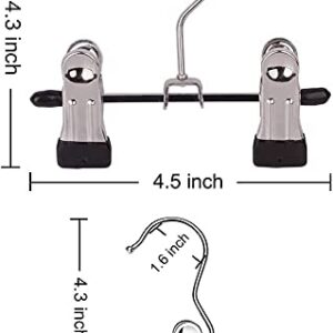 JOINSI 20 Pack Boot Hangers Closet Hanging Clips Laundry Hooks for Hats, Pants, Towel, Socks, Handbags, Bags, Underwear