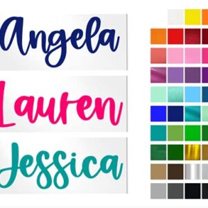 Personalized Name Decal for Yeti Cup, Tumbler, Water Bottle, Laptop, car Window or Other Hard and Smooth Surface Your Choice of Color & Style | Decals by ADavis