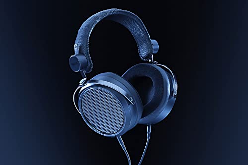 DROP + HIFIMAN HE-X4 Planar Magnetic Over-Ear & Open-Back Headphones with Detachable Cables, High Sensitivity, Easy to Drive, Midnight-Blue