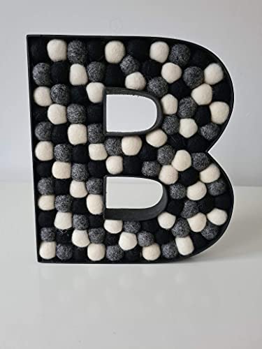 Handmade Crafts DIY Decorative Hollow Letter B, HOLLOWED LETTER BOX A-Z