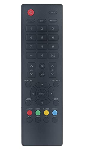 Replaced Remote fit for Polaroid 4K LED TV with ChromeCast 43GSR4100KL 49GSR4100KL 50GSR4100KL 55GSR4100KL 65GSR4100KL 75GSR4100KL 43GSR4100 49GSR4100 43GSR4100KN 49GSR4100KM 55GSR4100KM 65GSR4100KN