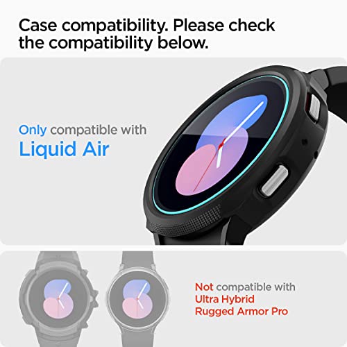 Spigen Tempered Glass Screen Protector [GlasTR EZ FIT] designed for Galaxy Watch 5 (40mm) / Galaxy Watch 4 (40mm) - 2 Pack