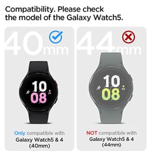 Spigen Tempered Glass Screen Protector [GlasTR EZ FIT] designed for Galaxy Watch 5 (40mm) / Galaxy Watch 4 (40mm) - 2 Pack