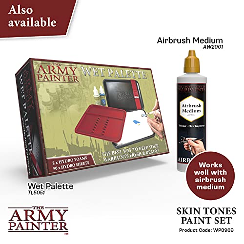 The Army Painter Skin Tones Paint Set, 16 Acrylic Paints, 4 empty bottles and 16 Mixing Balls for Advanced Techniques in Wargames Miniature Model Painting