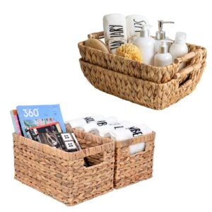 storageworks water hyacinth storage baskets set