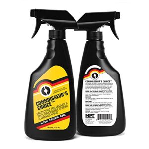 Connoisseur's Choice - Leather, Vinyl & Rubber Protectant with Mink Oil, 16 oz.