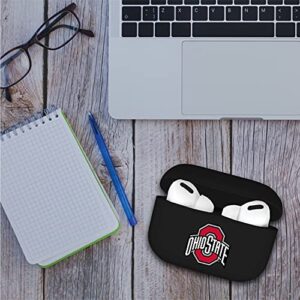 OTM Essentials Officially Licensed Ohio State University Buckeyes Earbuds Case - Black - Compatible with AirPods PRO