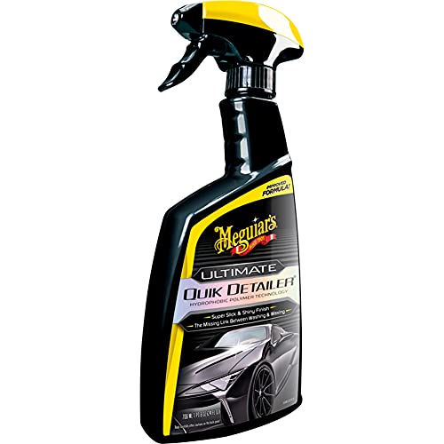 Meguiar's G201024EU Ultimate Quik Detailer 709ml, to Enhance Gloss, Slickness and Wax Protection