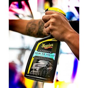 Meguiar's G201024EU Ultimate Quik Detailer 709ml, to Enhance Gloss, Slickness and Wax Protection