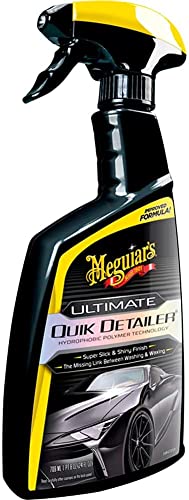 Meguiar's G201024EU Ultimate Quik Detailer 709ml, to Enhance Gloss, Slickness and Wax Protection