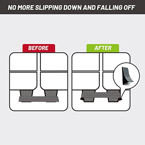 BOWEBIRD Sectional Connectors for Sliding Sofas 2.0 with Taper Compensators - Keep Your Sectionals Together with No Tool - for Most Couch Legs-4 Sets(for 3 Piece Sofa)