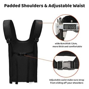 Wakytu Dog Front Carrier Backpacks for Small Dogs, Legs Out Pet Carrier Sling Backpack with Adjustable Padded Ventilated Shoulder Straps, Easy-Fit for Traveling Hiking Camping